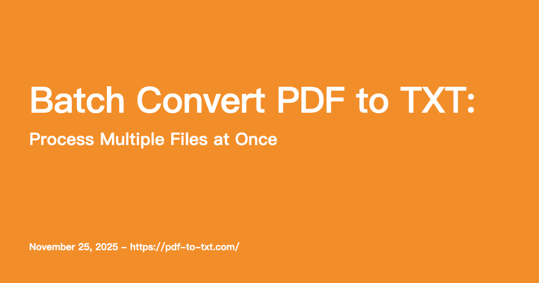 PDF to TXT Converter Free Online - Convert PDF to TXT File