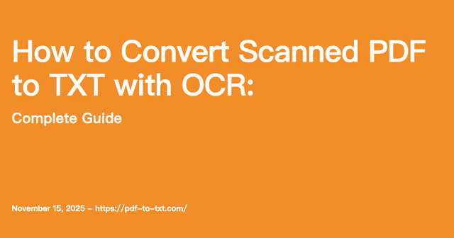 PDF to TXT Converter Free Online - Convert PDF to TXT File